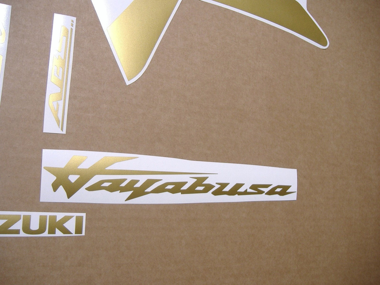 Suzuki Hayabusa 2021 - Onwards Custom Gloss Gold Color Decals Set ...