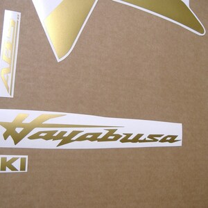 Suzuki Hayabusa 2021 - Onwards Custom Gloss Gold Color Decals Set ...