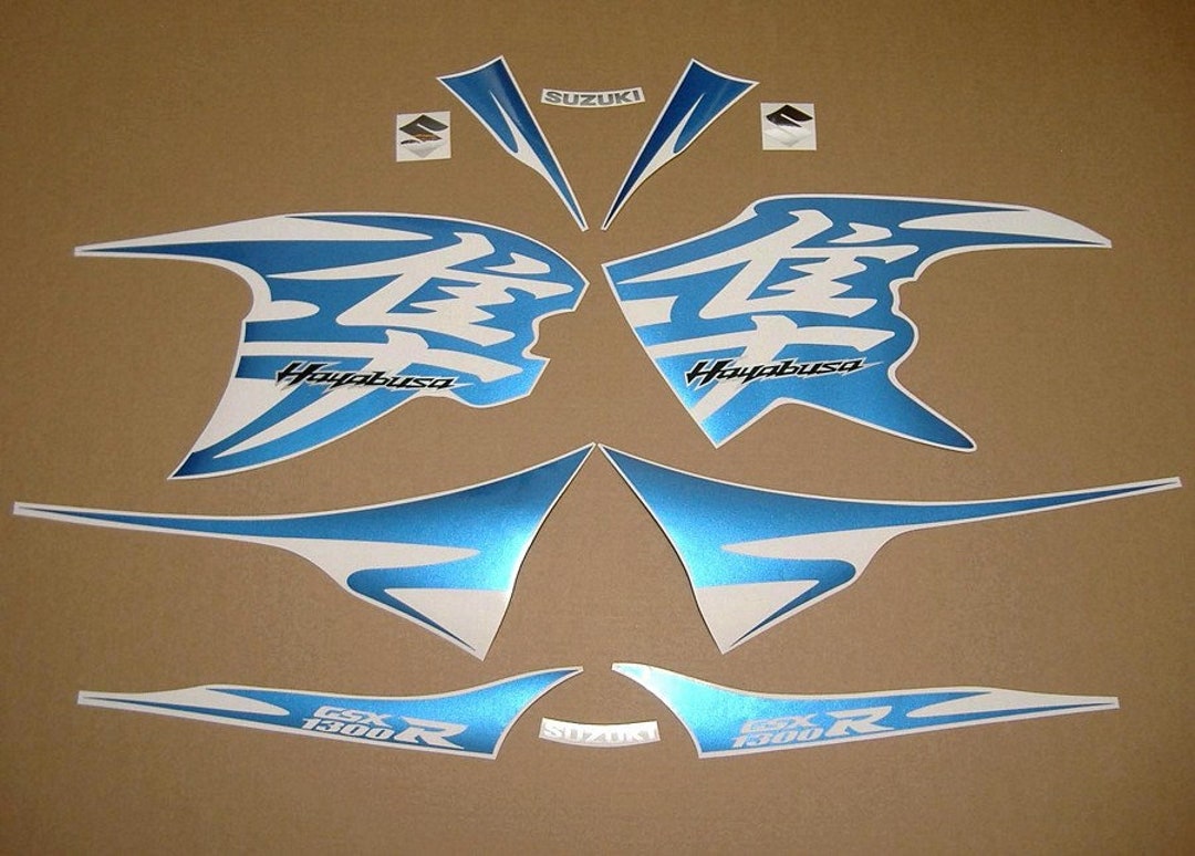 Suzuki GSX 1300R Hayabusa 2010 Full Replacement Decals Replica Stickers ...