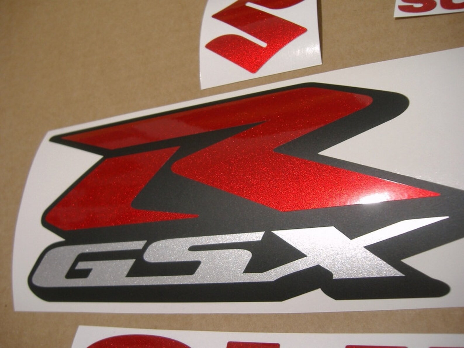Suzuki GSX-R 600 /750 /1000 Metallic Cherry Red Custom Replacement ...