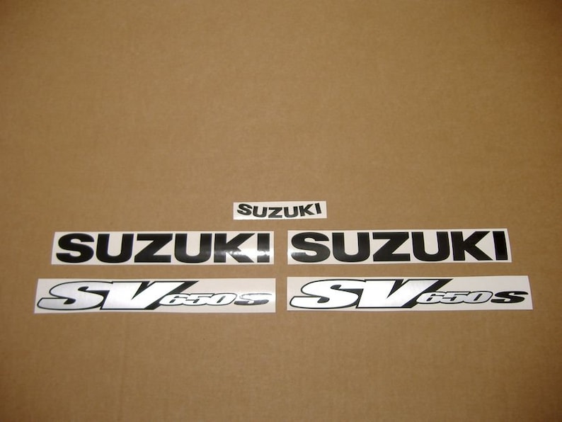 Suzuki SV650S 2000 Replacement Decals Stickers Kit Set - Etsy