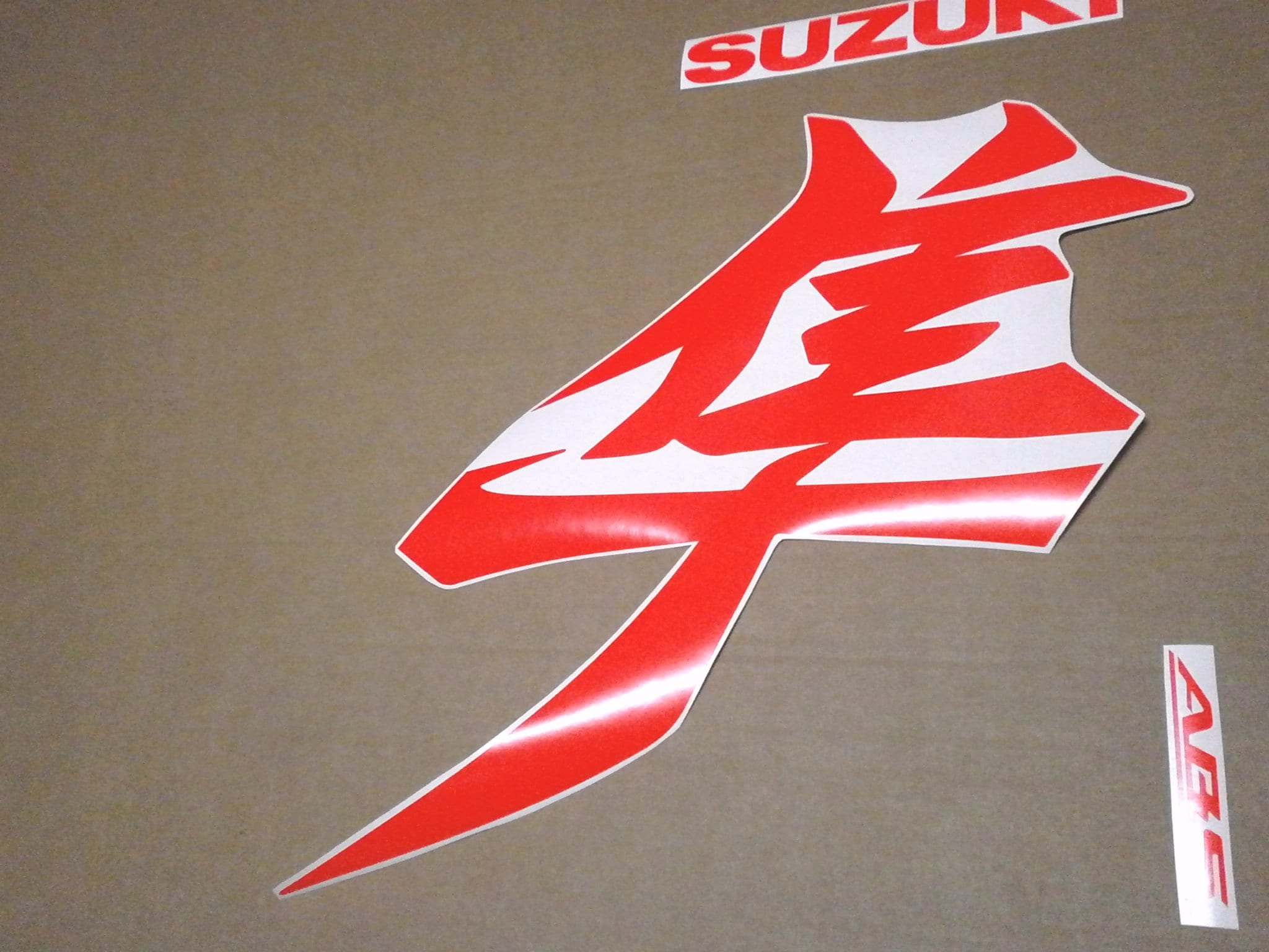 Suzuki Hayabusa 2021 Custom Neon Red Color Decals Set Stickers Graphics ...