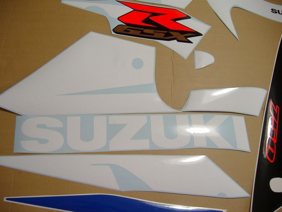 Suzuki GSX-R 750 2002 K2 Full Decals Kit Stickers Reproduction Graphics ...