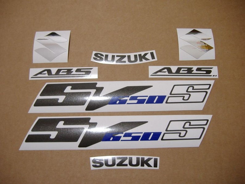 Suzuki SV 650 S Complete Decals Sticker Kit Graphics Set Replacement ...