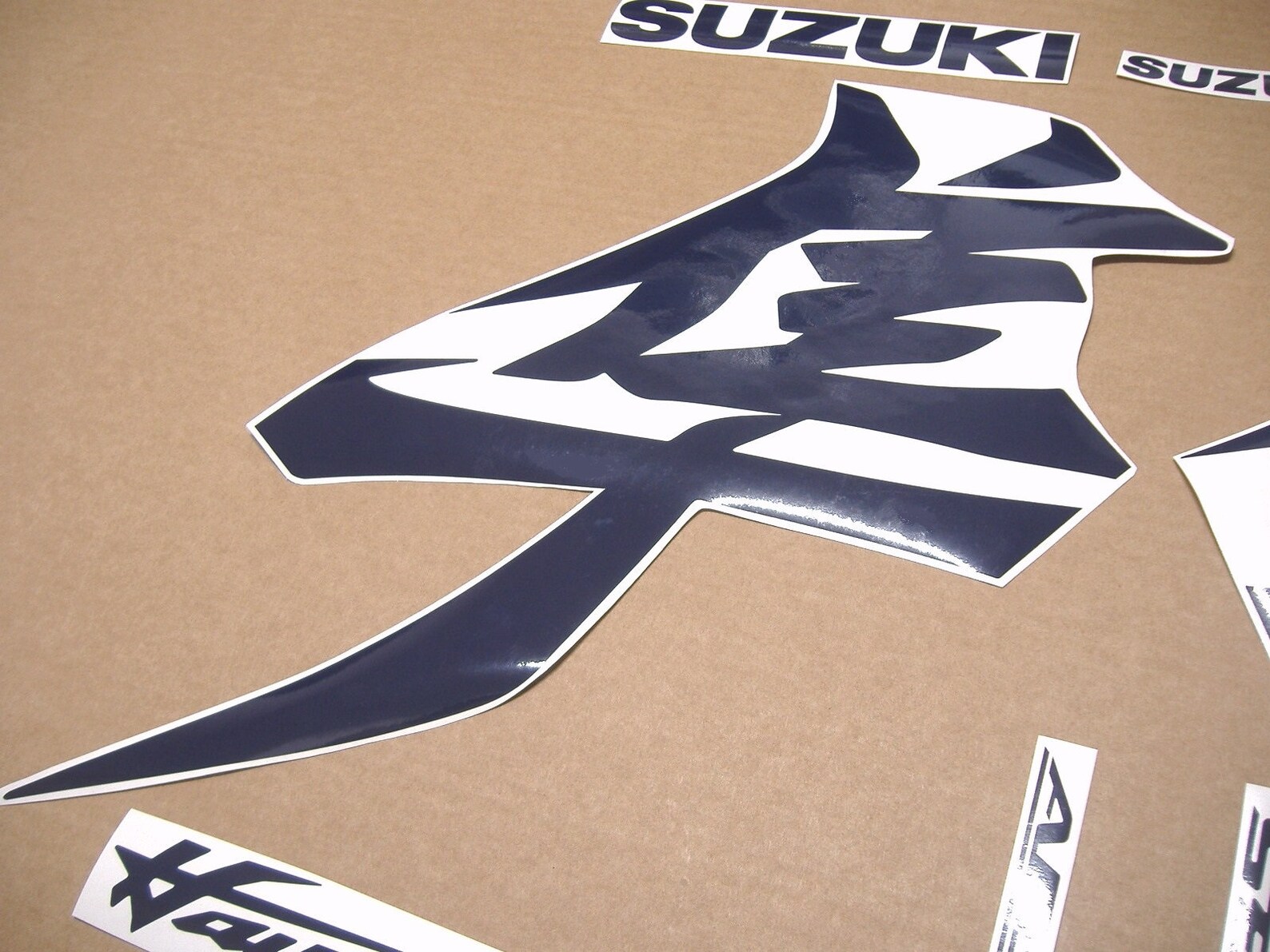 Suzuki Hayabusa 2021 Custom Navy (dark) Blue Color Decals Set Stickers ...