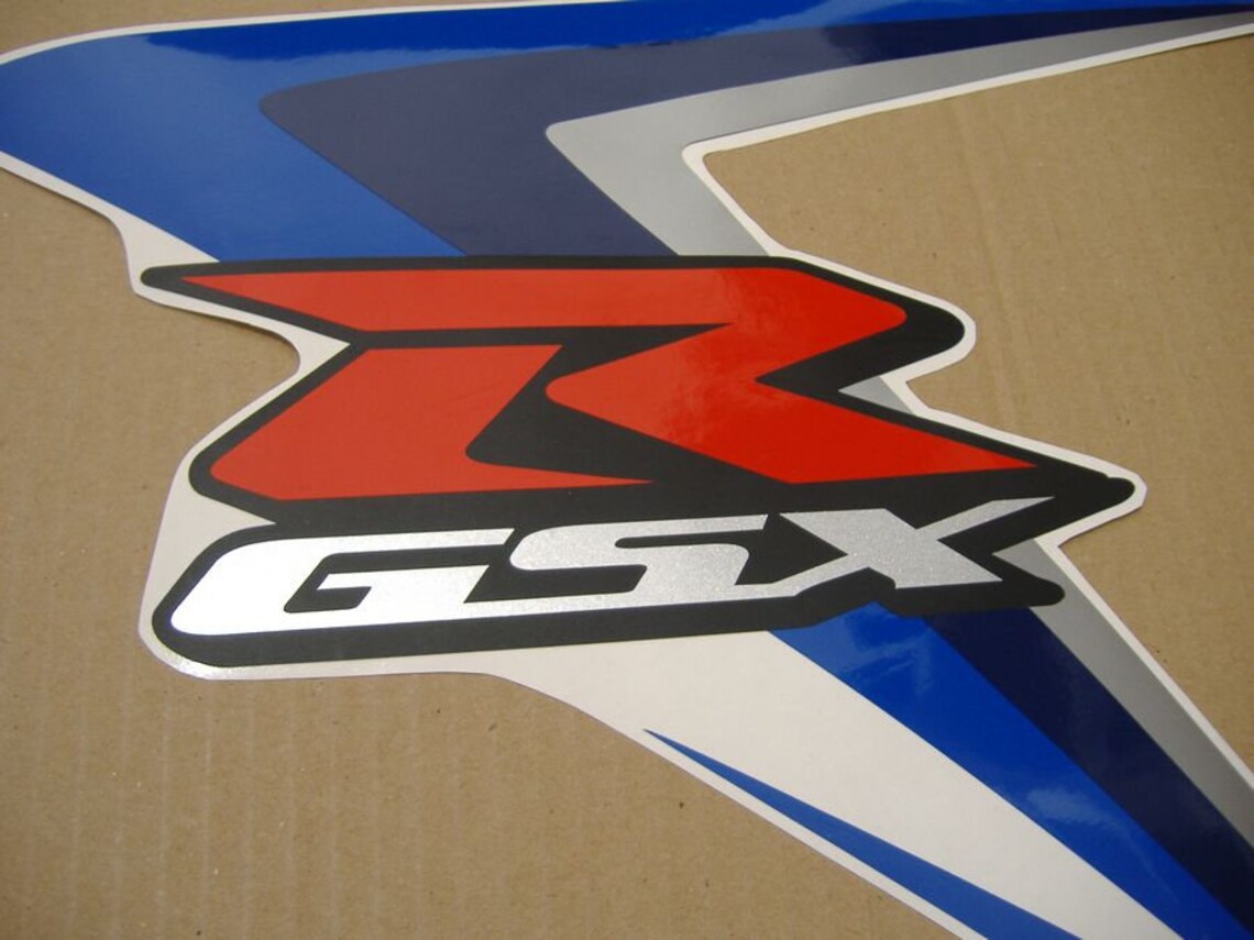 Suzuki GSX-R 600 2007 Full Replacement Decals Stickers Set Reproduction ...