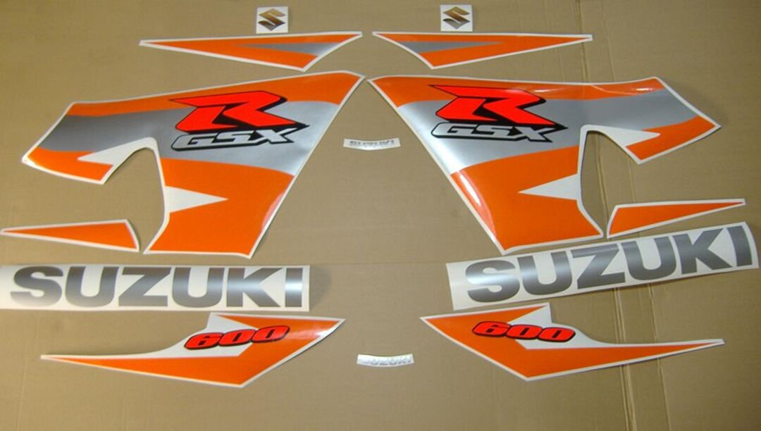 Suzuki GSX-R 600 2004 Replacement Decals Set Stickers Reproduction ...