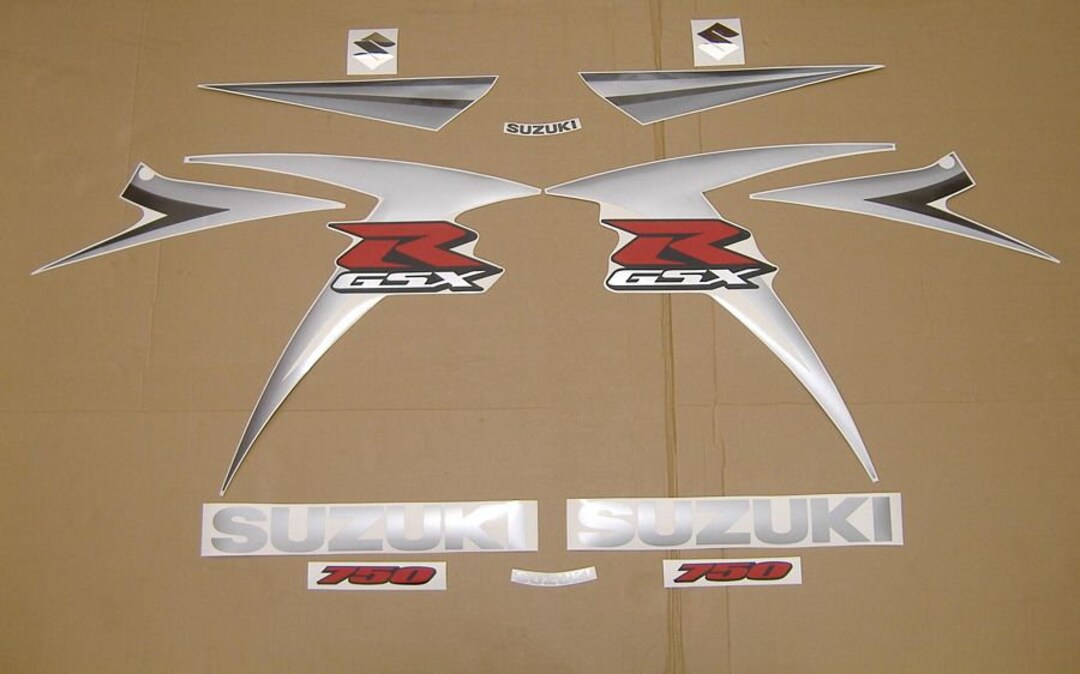 Suzuki GSX-R 750 2007 Full Replacement Decals Stickers Set Reproduction ...