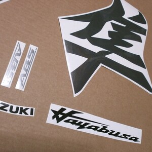 Suzuki Hayabusa 2022 3rd Gen Replacement Decals Replica Stickers ...