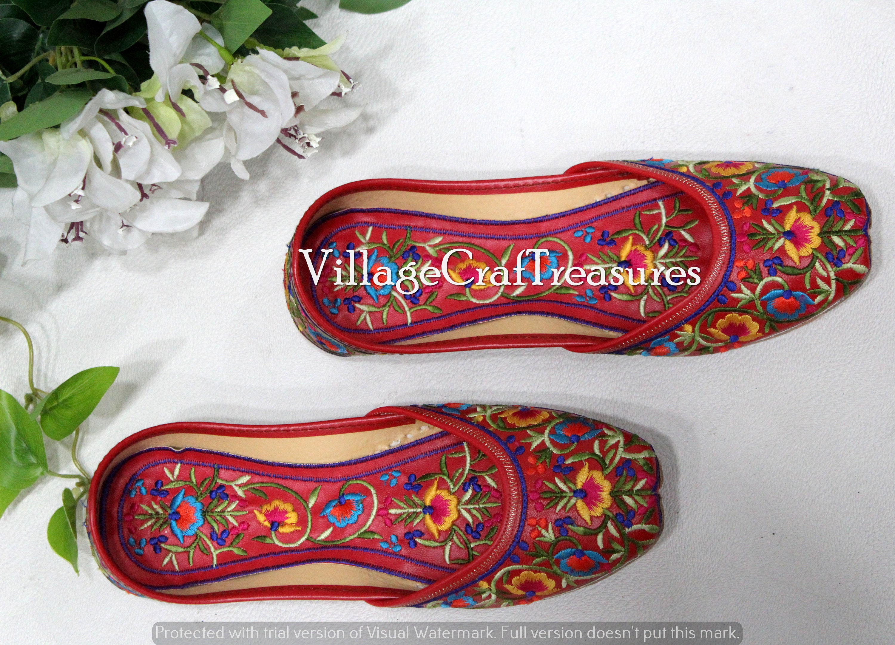 Punjabi Jutti Mojari Shoes Rajasthani Jutti Khussa Shoes Jutti | Etsy