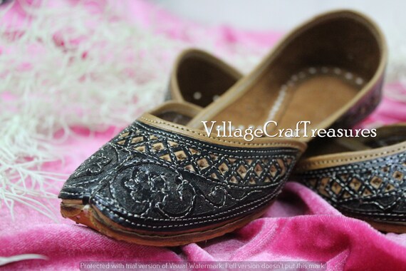 Punjabi Shoes Indian Jutti Ethnic Shoes Handmade Shoes Punjabi | Etsy