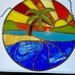 Stained Glass Sunset Panel - Etsy