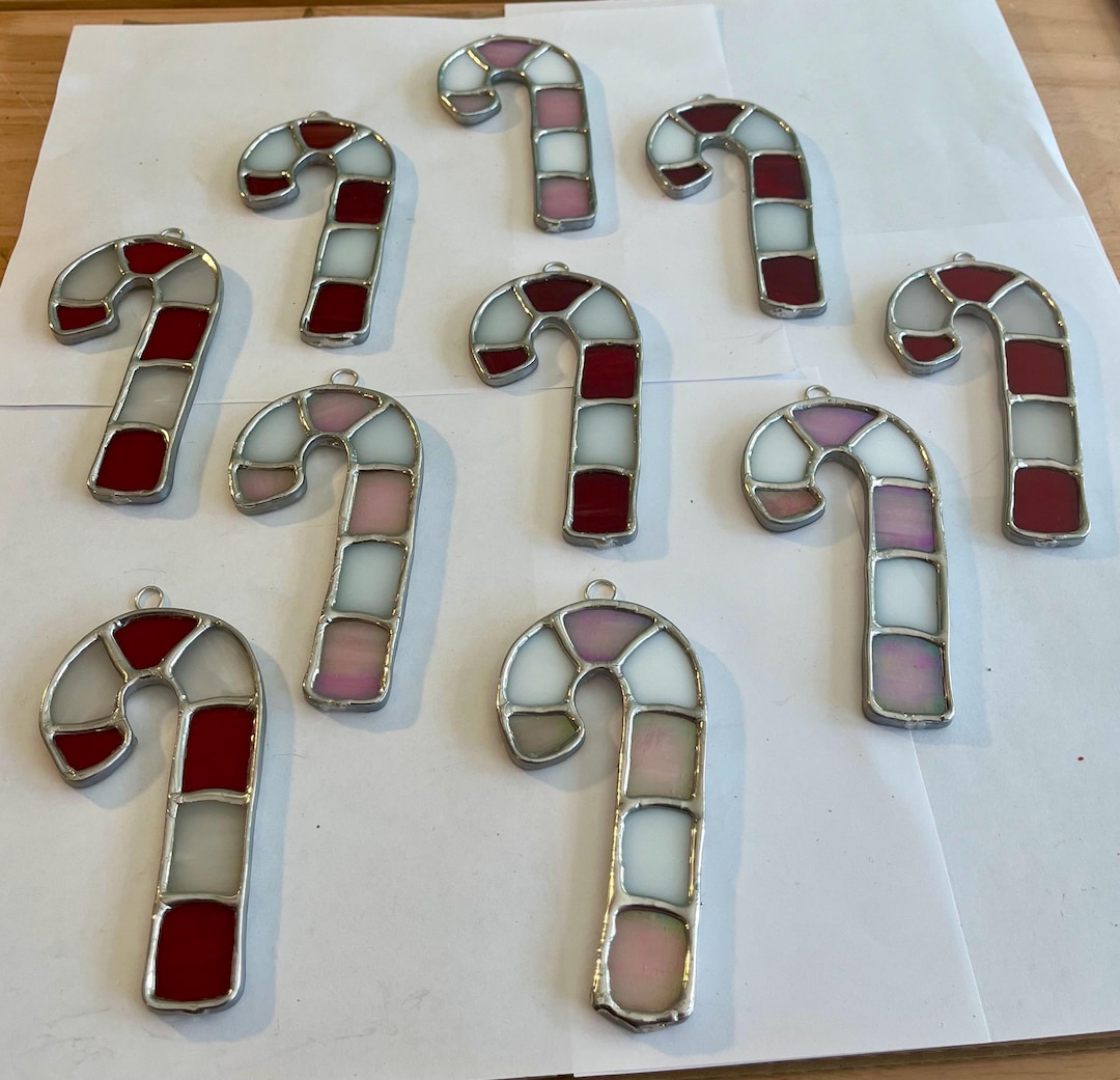 Stained Glass Candy Cane - Etsy