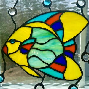 Stained Glass Tropical Fish - Etsy