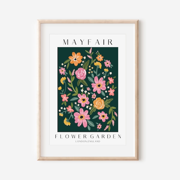 Floral Poster - Etsy