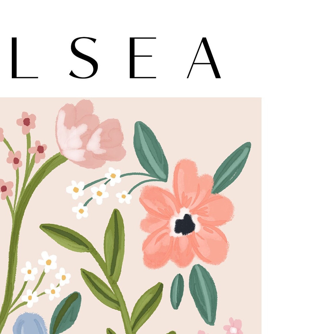 Chelsea Flower Garden / London Print / Art Print / Floral Wall - Etsy UK