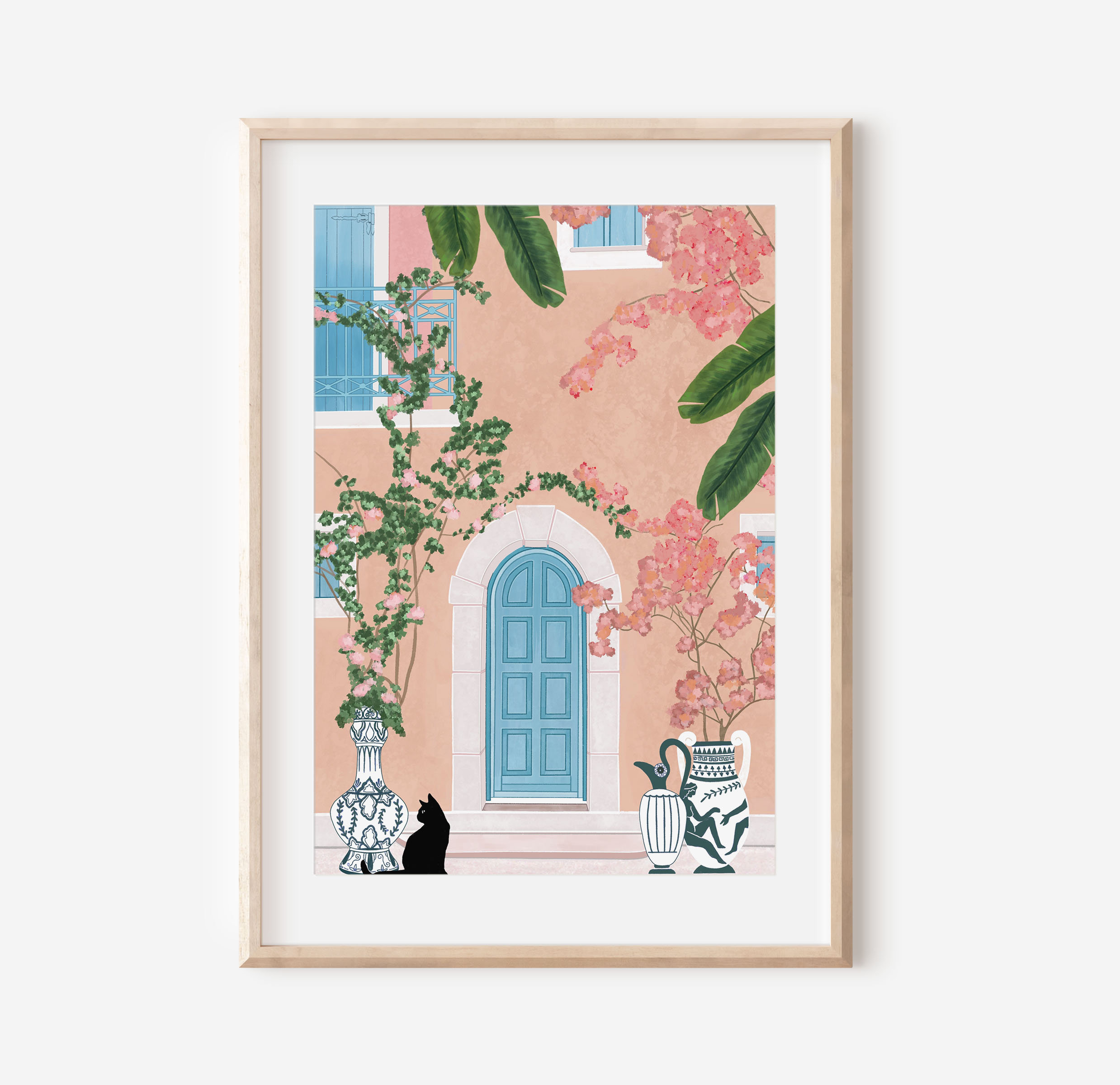 Greek Print / Greek Wall Art / Mediterranean Print / Crete Print / Wall ...