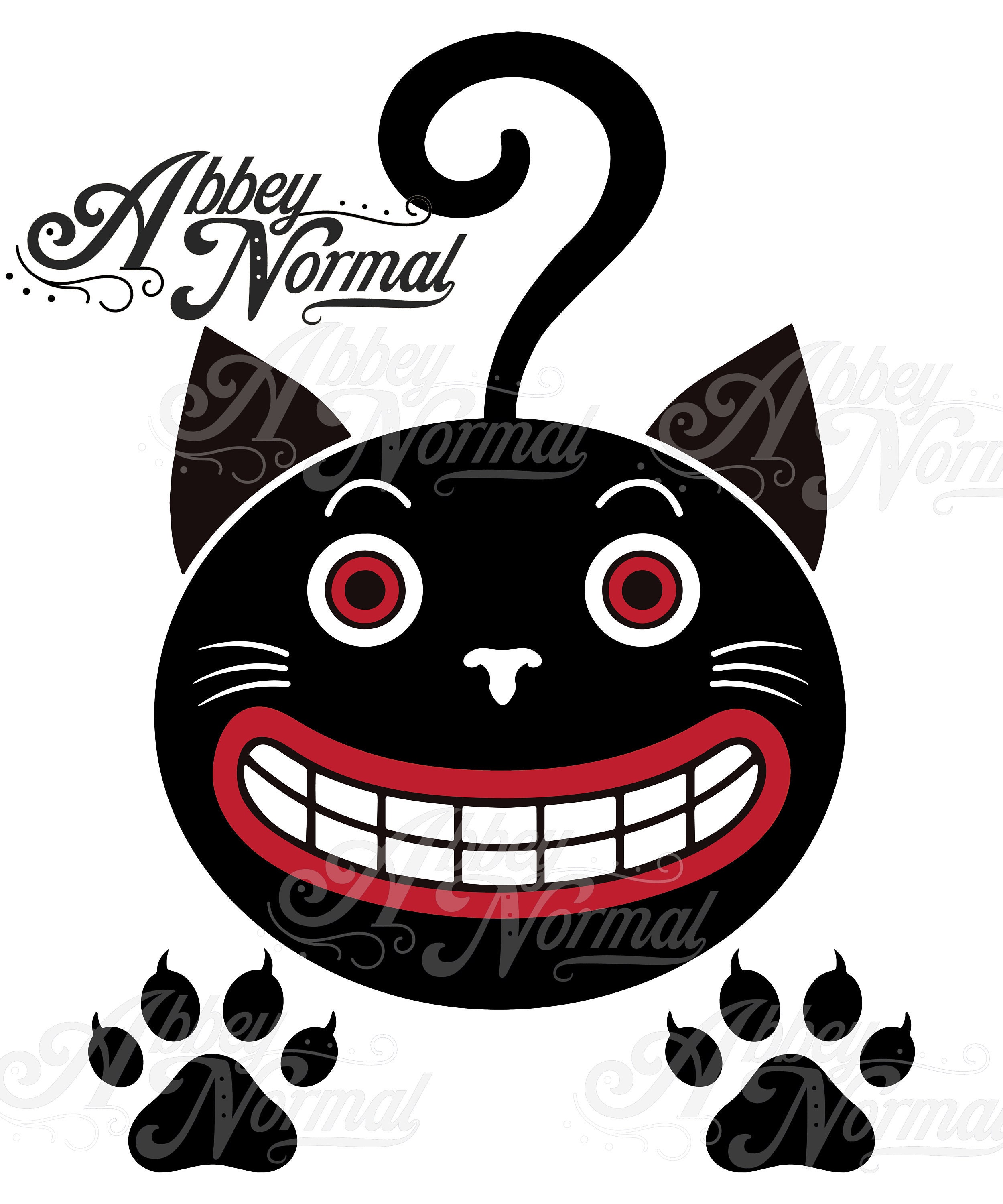 Black Cheshire Smiling Cat SVG Files. Cricut and Cameo - Etsy