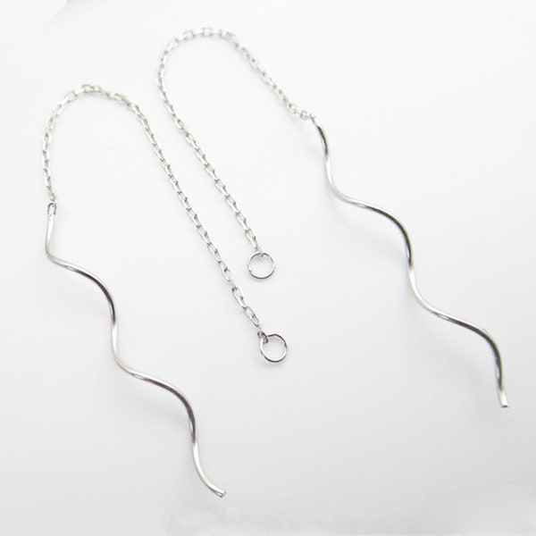 Ear Thread Earrings - Etsy