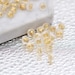 100PCS High Quality Real Gold Plated Rubber Silicone Earring Stopper ...