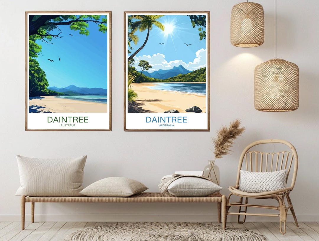 Daintree Australia Poster Digital Print Daintree Queensland Ai ...