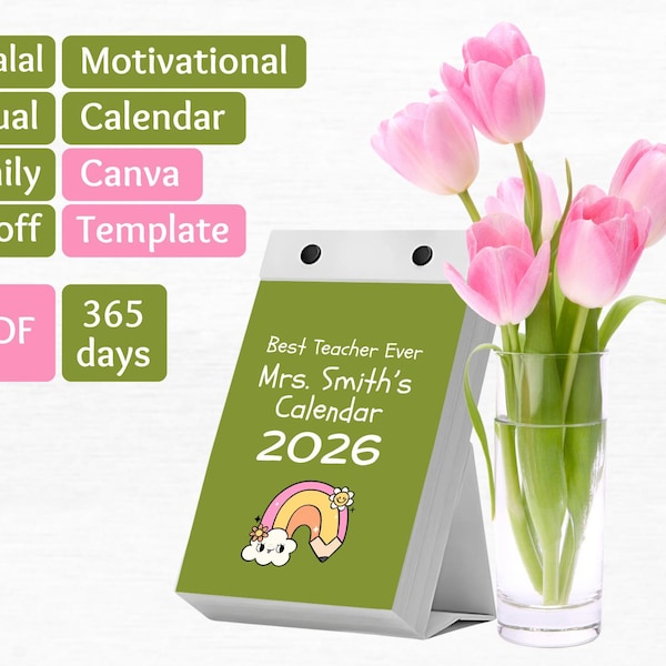 Tear Away Calendar - Etsy