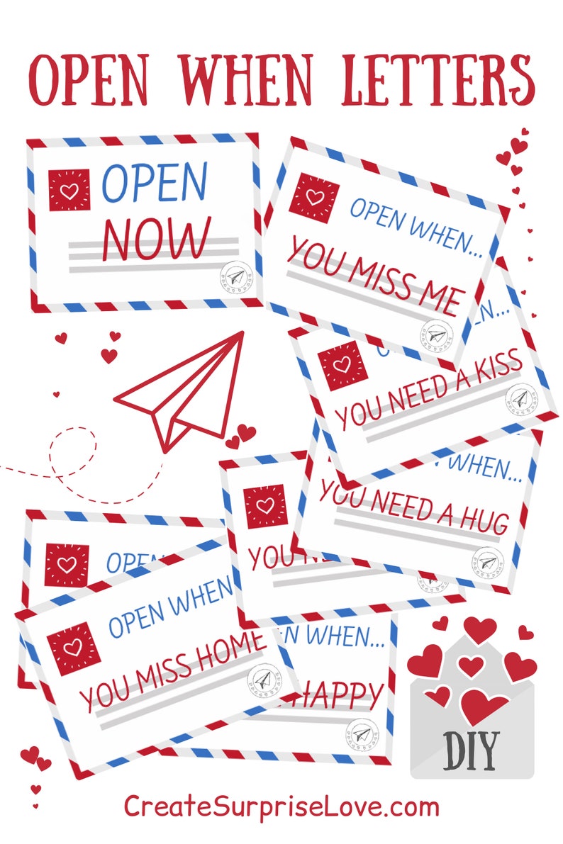 Open When Letters Sentimental Gifts for Boyfriend Long | Etsy