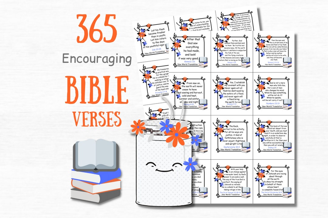 365 Bible Verse Cards Scripture Gifts Bible Journaling Daily Verse ...