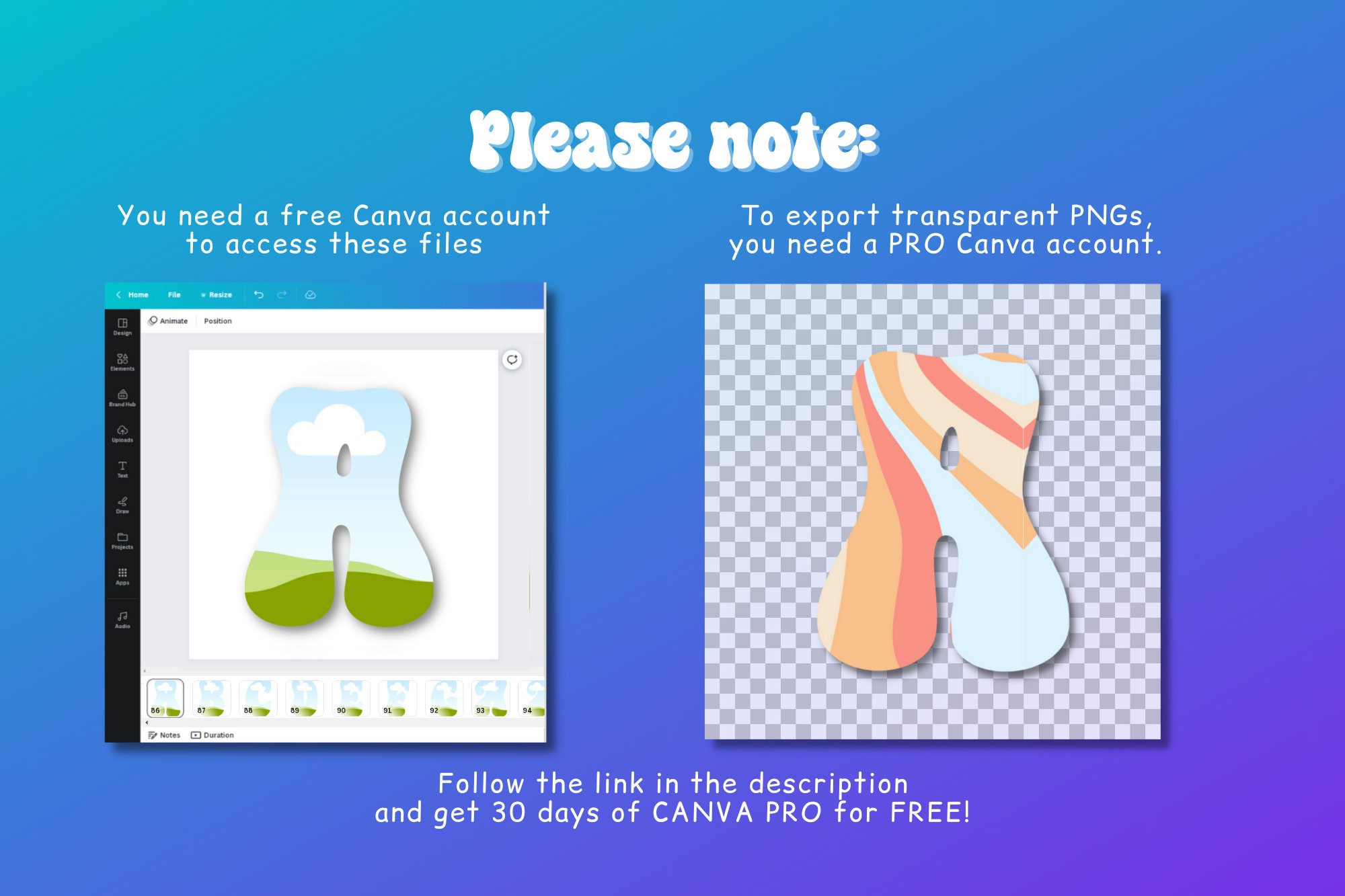 Retro Groovy Font Doodle Letters Canva Frames Handwritten Doodle Font ...