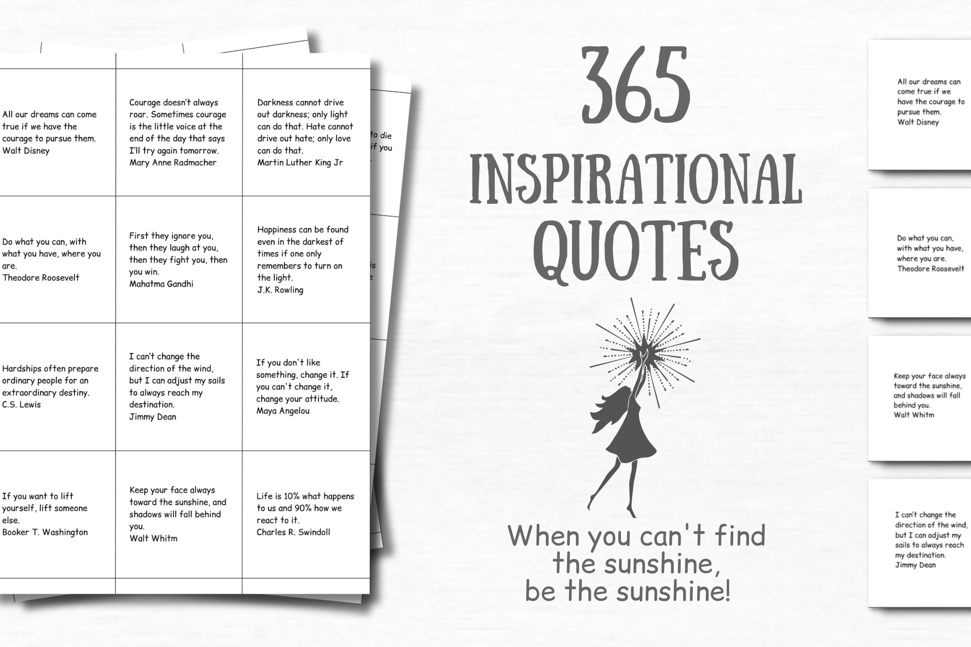 365 Printable Inspirational Quotes Daily Motivational Quotes and ...