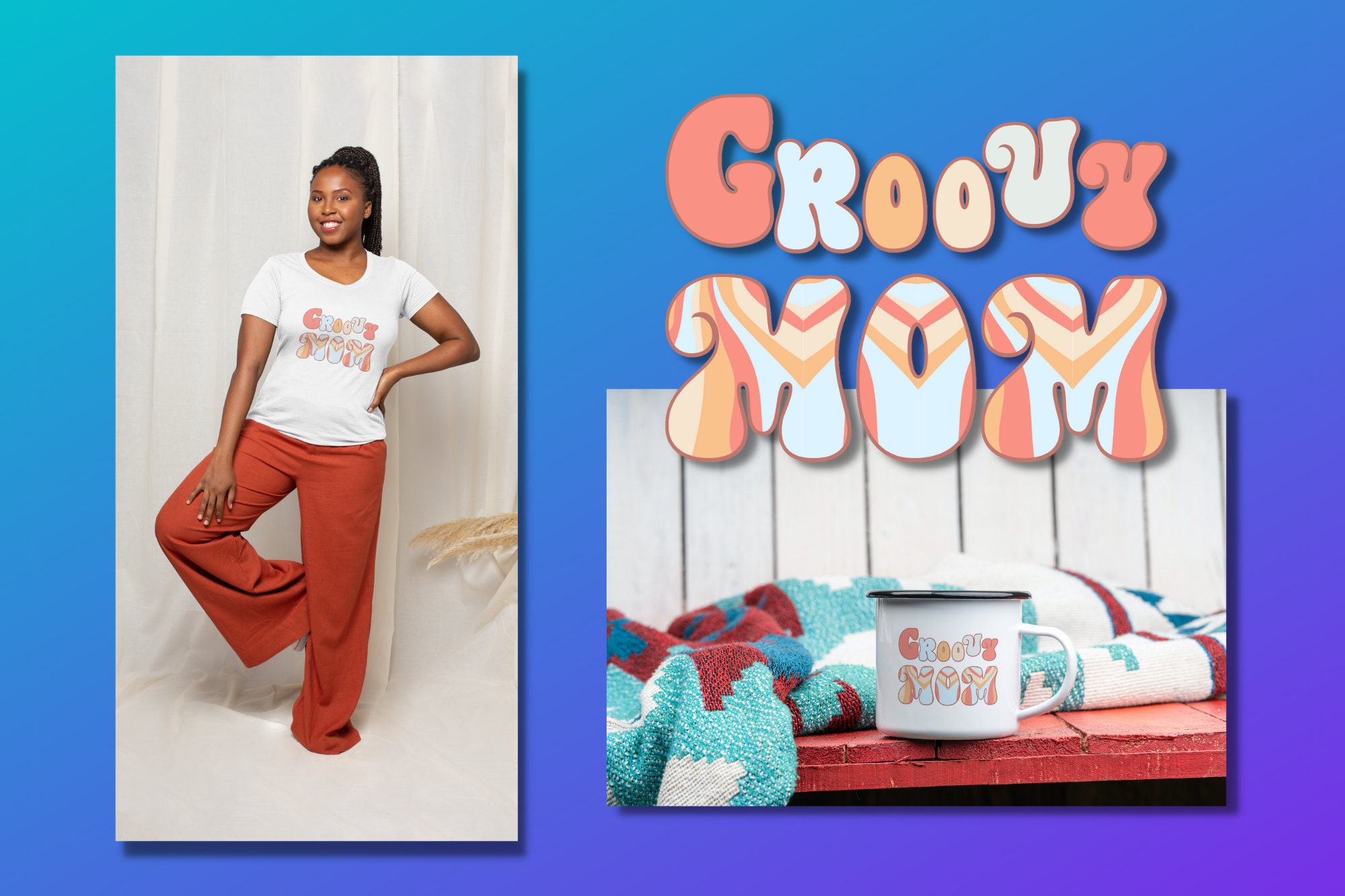 Retro Groovy Font Doodle Letters Canva Frames Handwritten Doodle Font ...