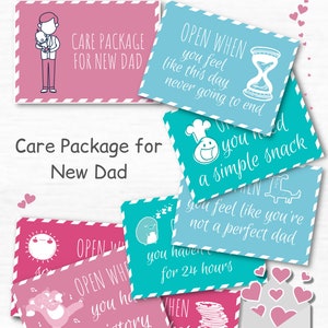 New Dad Gift Open When Letters First Time Dad Gift New Dad Survival Kit ...