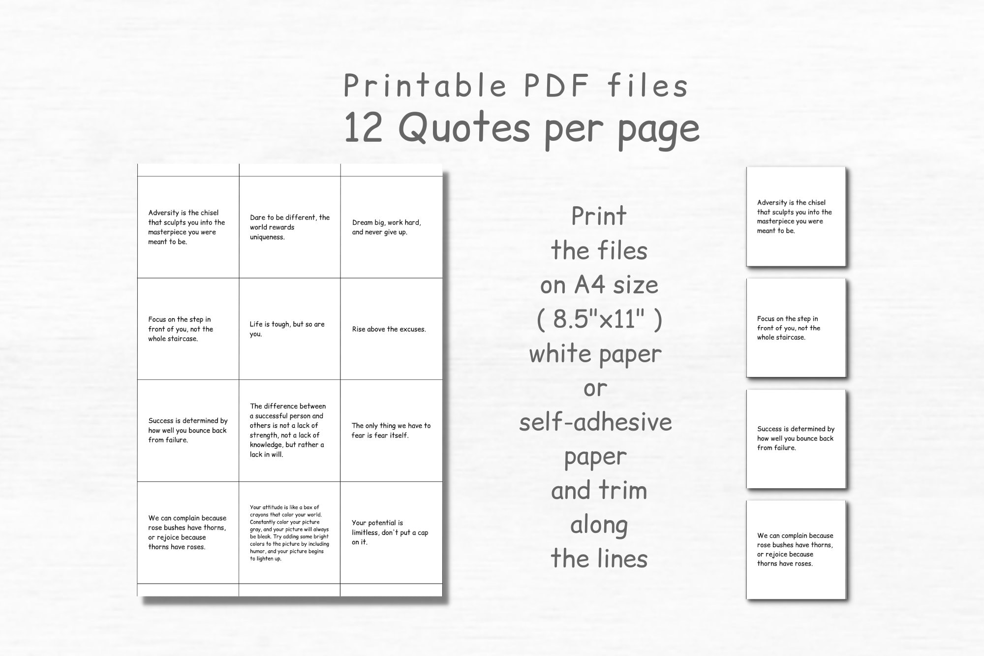 365 Printable Motivational Quotes Daily Inspirational Quotes DIY ...