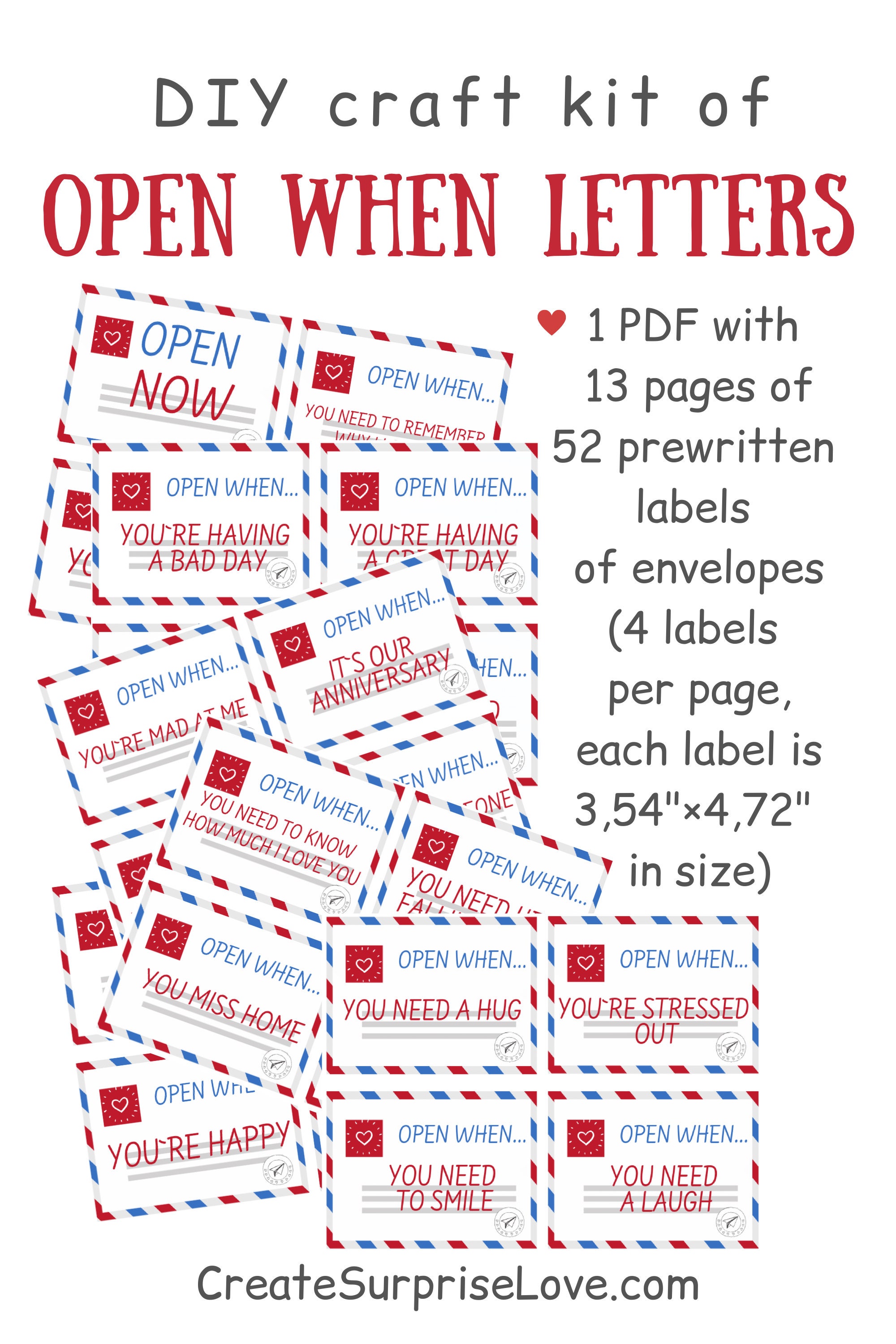 Open When Letters Sentimental Gifts for Boyfriend Long | Etsy