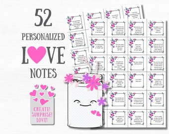 Five Reasons I Love You Valentine's Card, Personalised Greetings Card ...