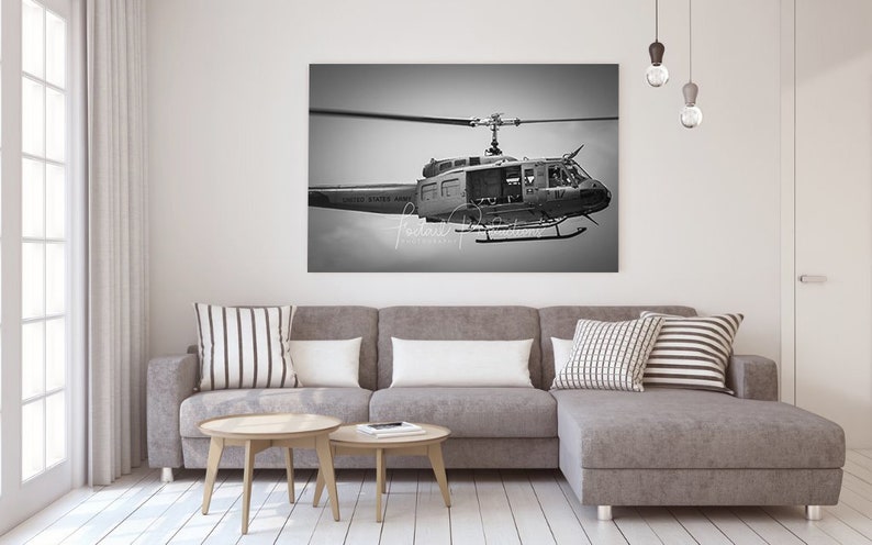 UH-1H Huey Helicopter Photography Prints - Huey Vietnam Era Wall Art - Etsy