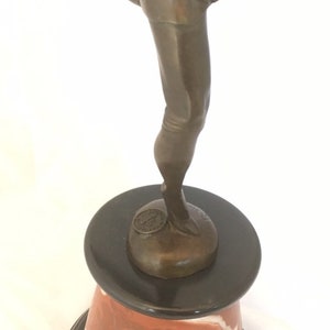 Incredibly elegant hot cast bronze figurine of an Art Deco | Etsy