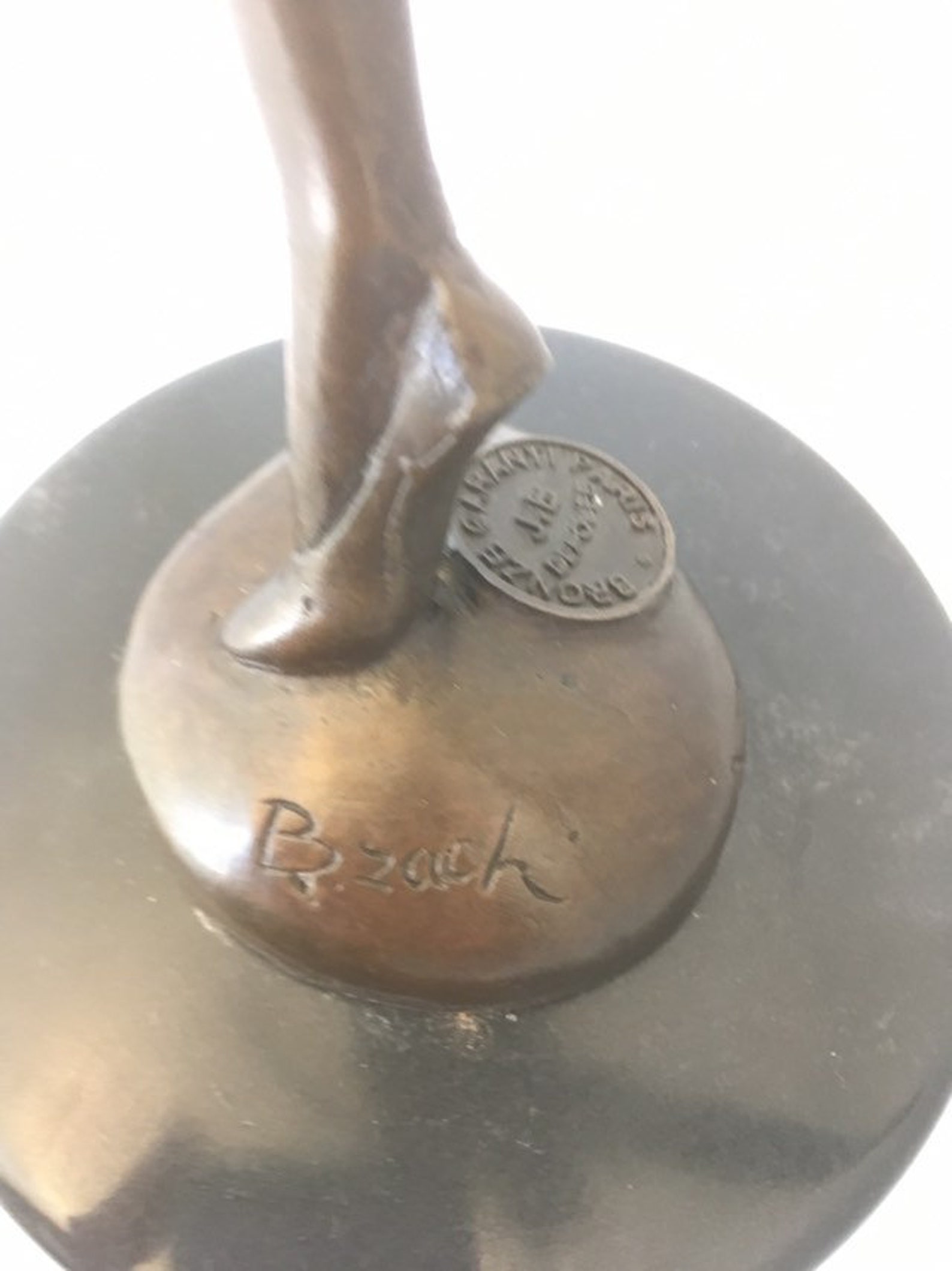 Incredibly elegant hot cast bronze figurine of an Art Deco | Etsy