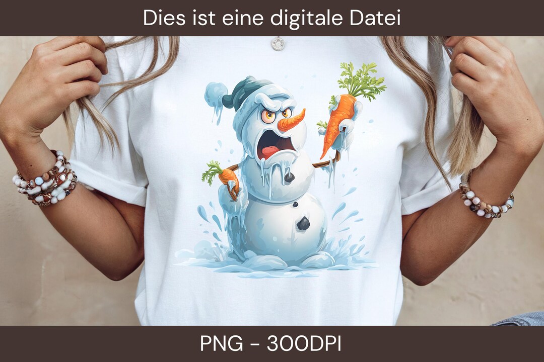 Angry Snowman PNG Download – Funny Snowman Clipart for T-shirts ...