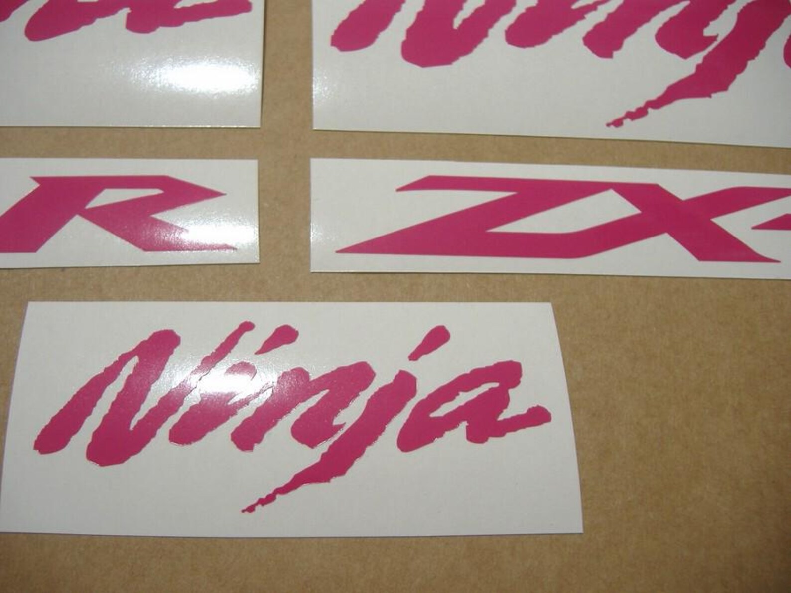 ZX6R or ZX10R Ninja Hot Pink Custom Decals Stickers Kit Set Customized ...