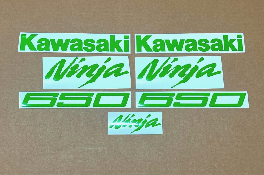 Ninja 650 / 500 / 125 Complete Custom Decals Set Full Aftermarket ...