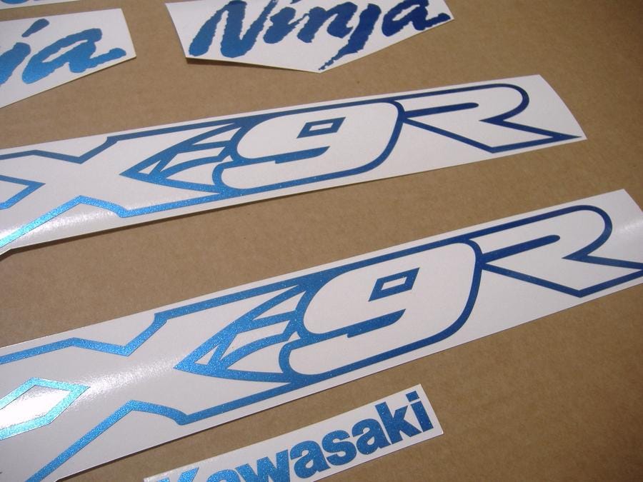 ZX9R Ninja Full Stickers Set Decals Customized Graphics Custom Logo 900 ...