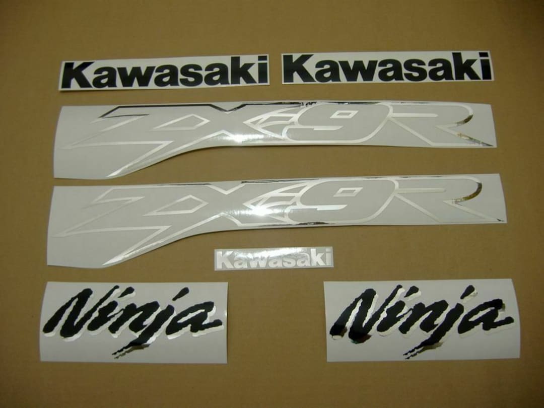 ZX9R Ninja 2003 Complete Decals Set Restoration Graphics Kit Stickers ...