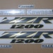 ZZR 1200 Full Aftermarket Stickers Set Decals Kit Restoration Graphics ...