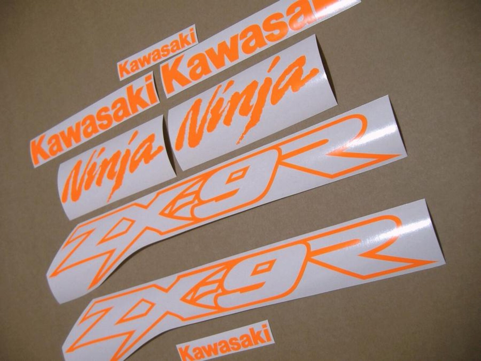 ZX9R Ninja Custom Fluorescent Neon Yellow High Visibility Full Stickers ...
