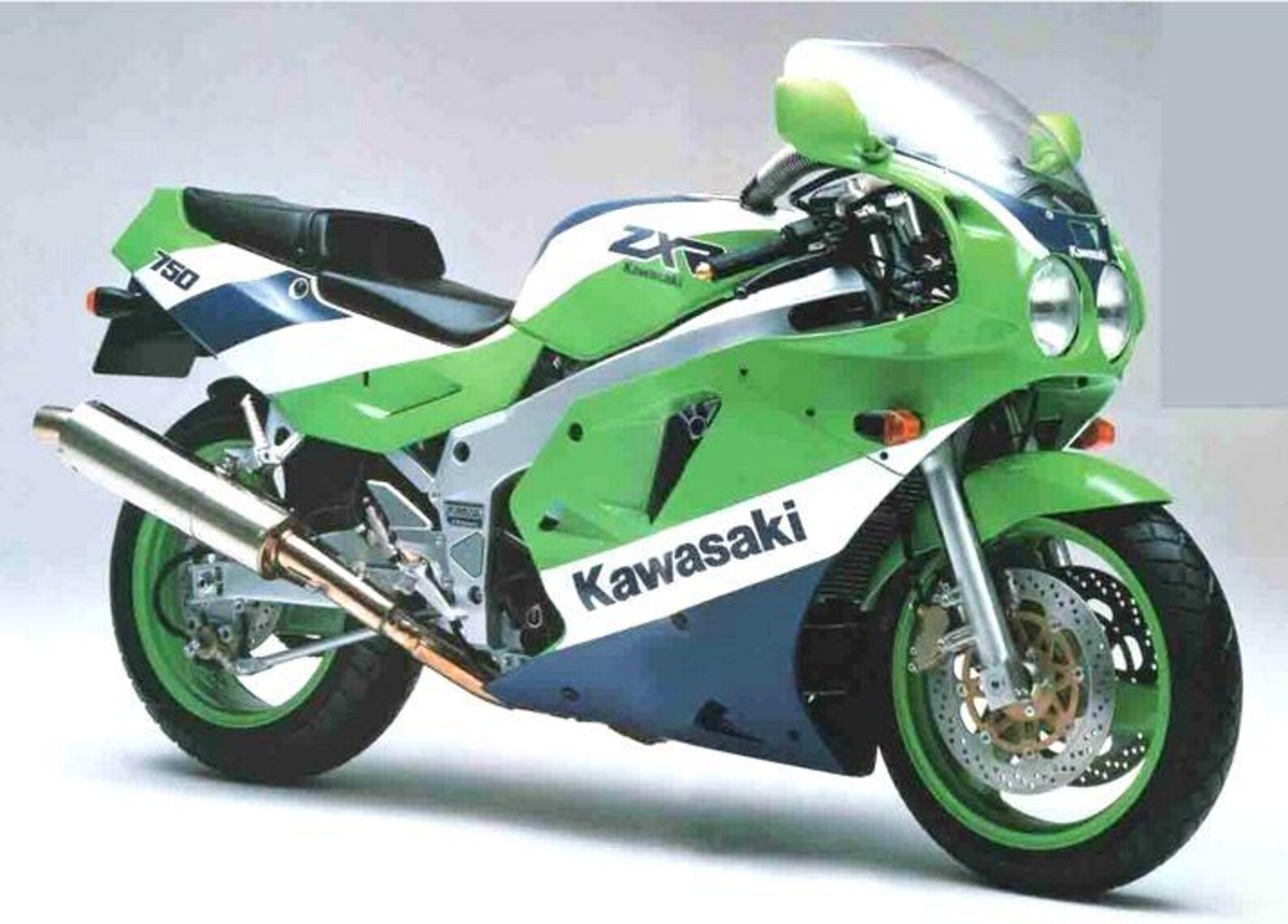 ZXR 750 / ZX-7 H2 1990 Complete Reproduction Decals Set Kit Full ...