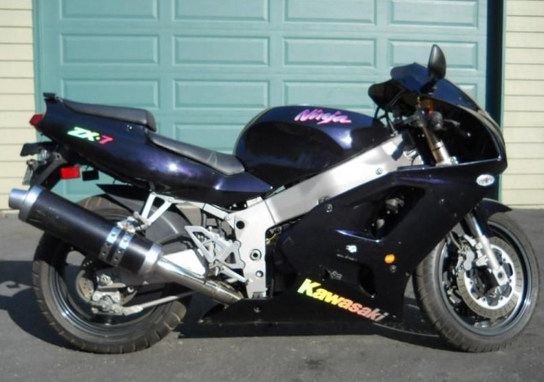 ZXR 750 Ninja 1994 Zx-7 Complete Replica Decals Kit Set Restoration ...