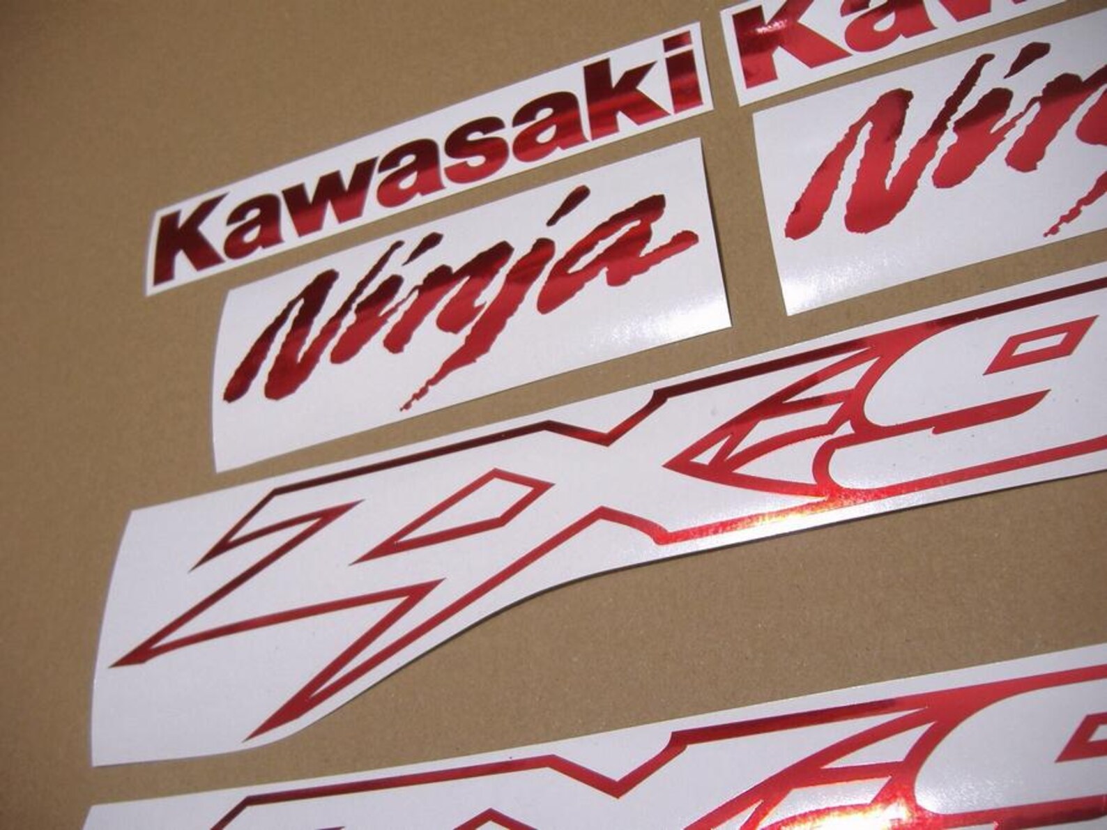 ZX9R Ninja Custom Fluorescent Neon Yellow High Visibility Full Stickers ...