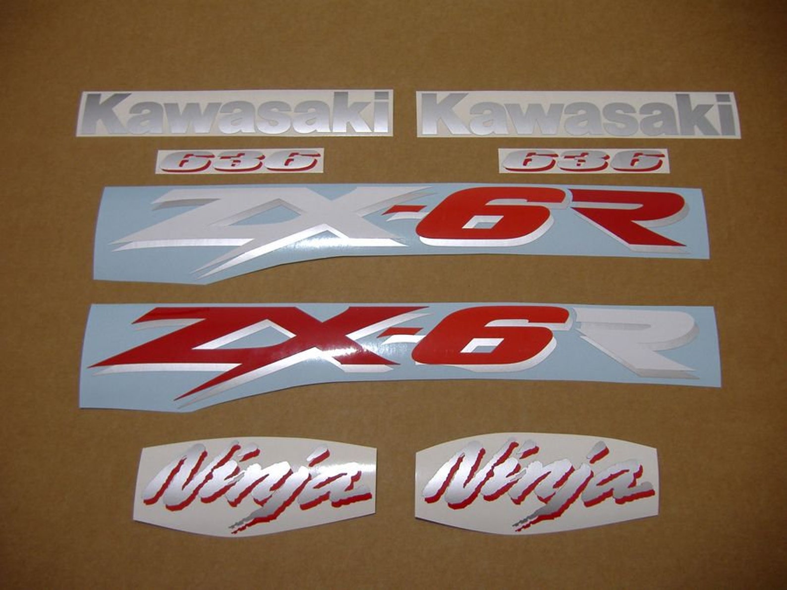 ZX6R 2003 Ninja Decals Stickers Set Kit Replacement Restoration ...
