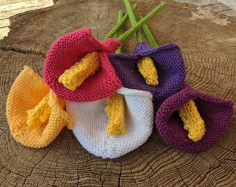 Calla Lily Wrap PDF Knitting Pattern - Etsy